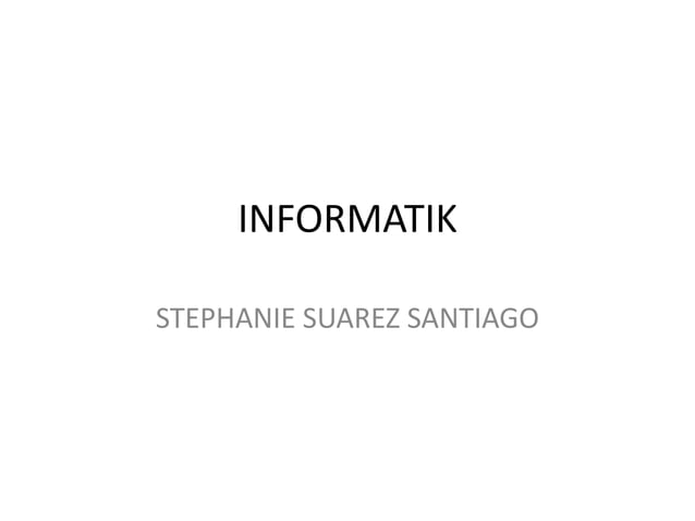Informatik | PPT
