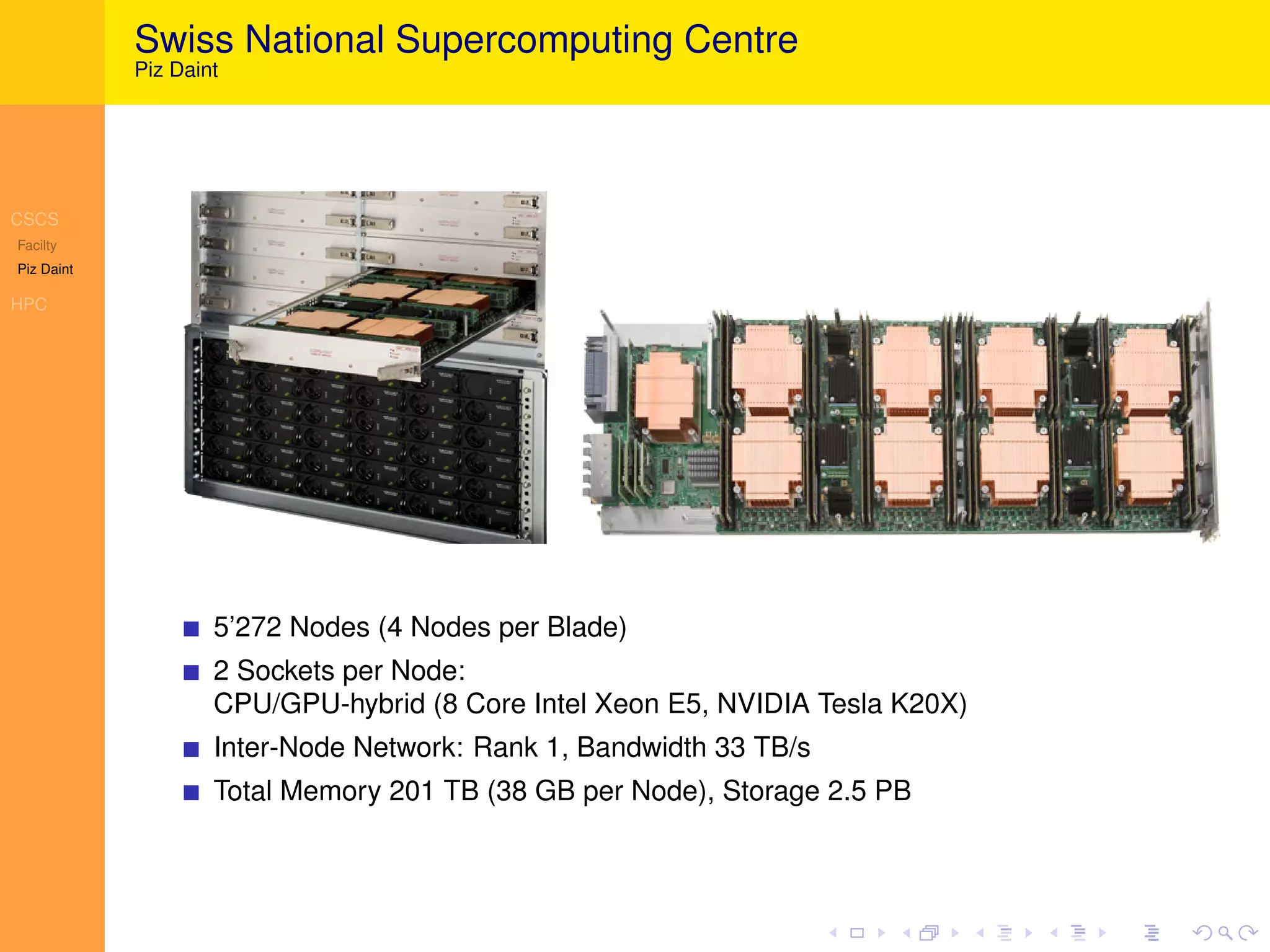 Swiss National Supercomputing Centre CSCS | PDF