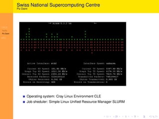 Swiss National Supercomputing Centre CSCS | PDF