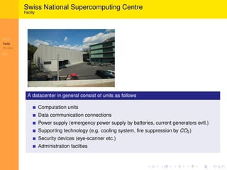 Swiss National Supercomputing Centre CSCS | PDF