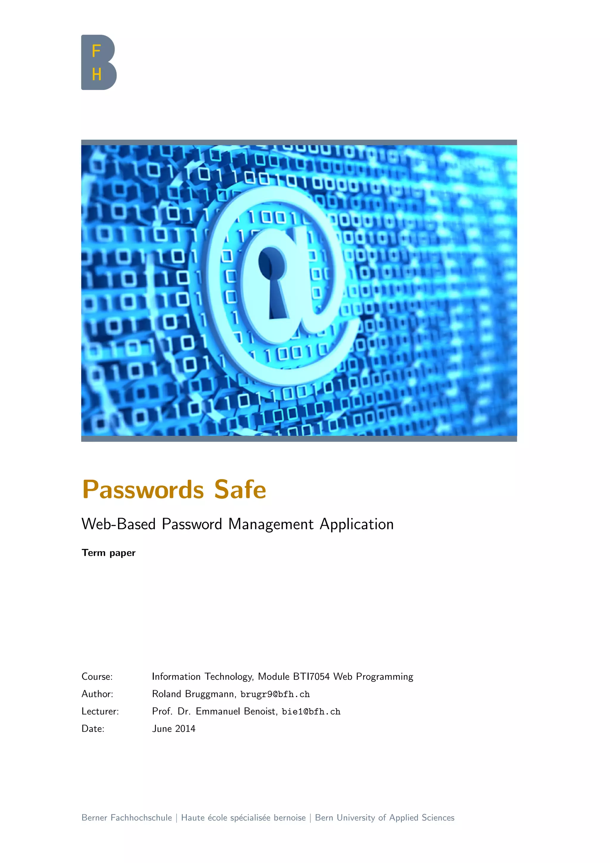 Passwords Safe | PDF