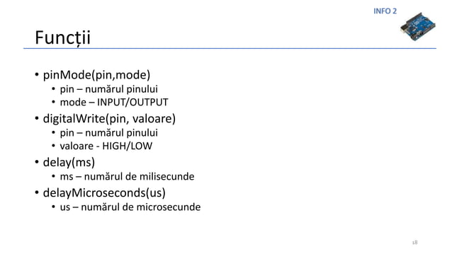 Arduino - GPIO | PPT