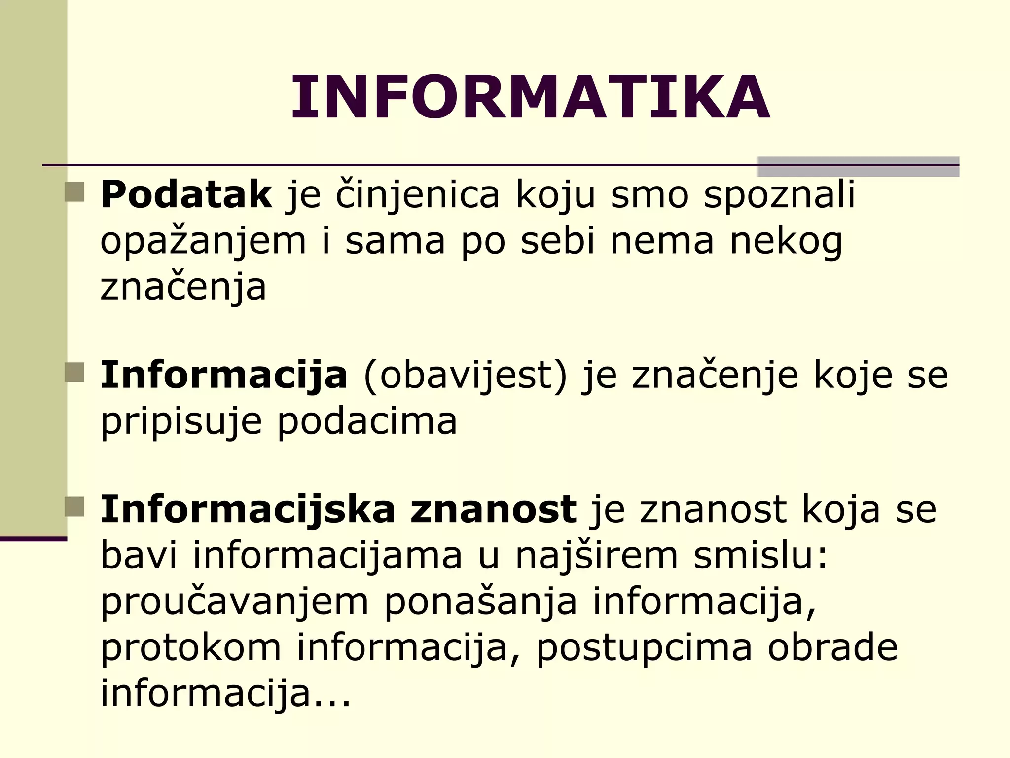 Informatika | PPT