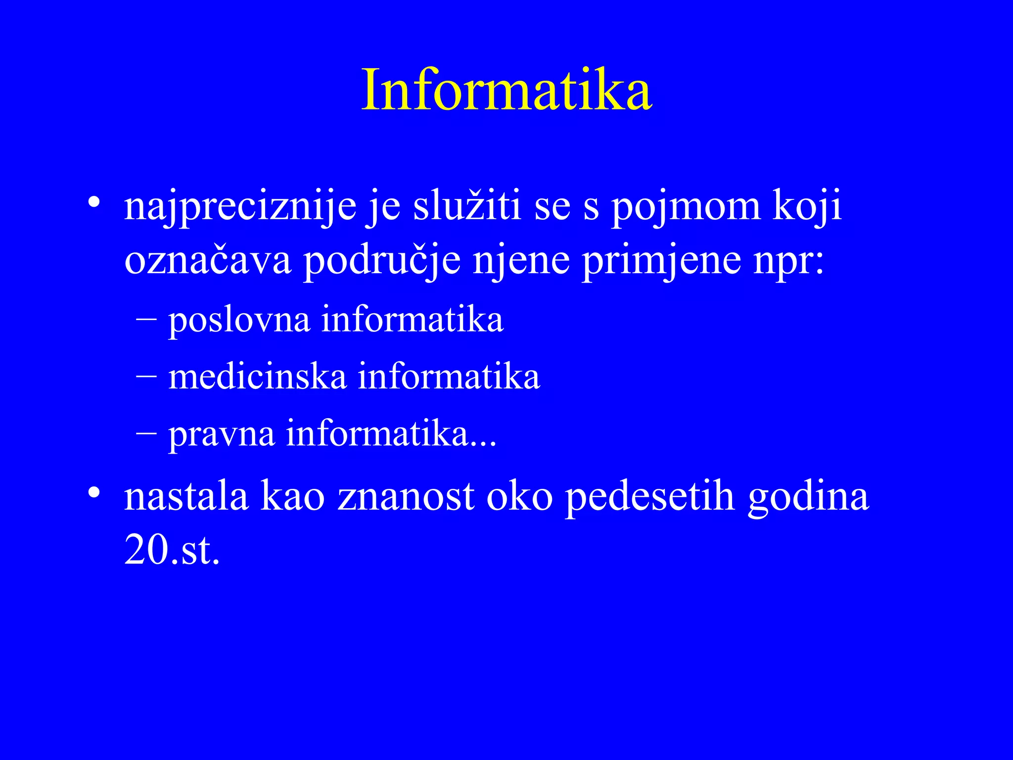 Informatika | PPT