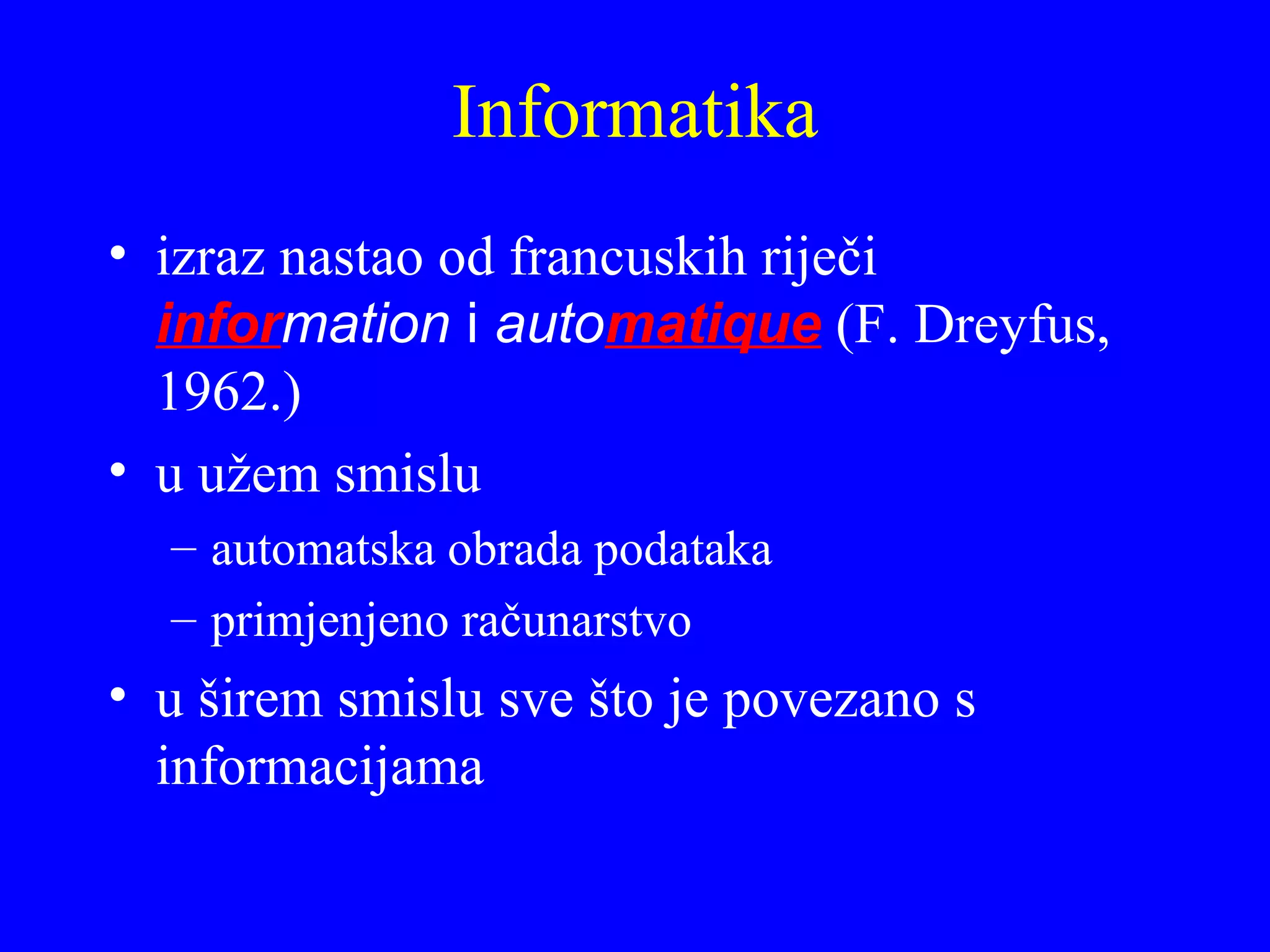 Informatika | PPT