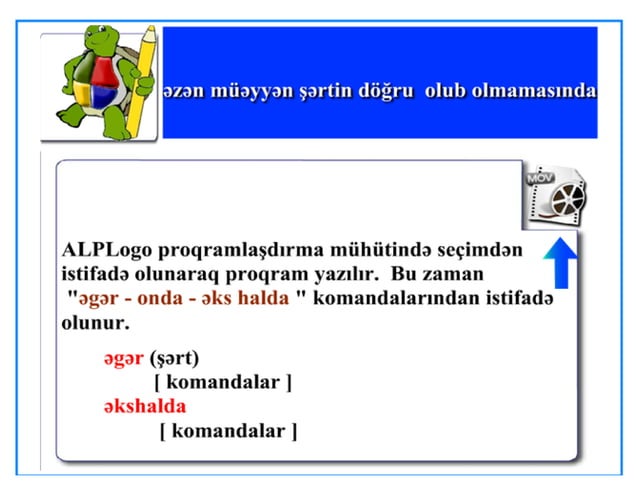 ALPLogo. Proqramda dəyişənlər | PDF