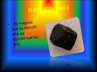 elementet kimike ne organizmin e njeriut | PPTX