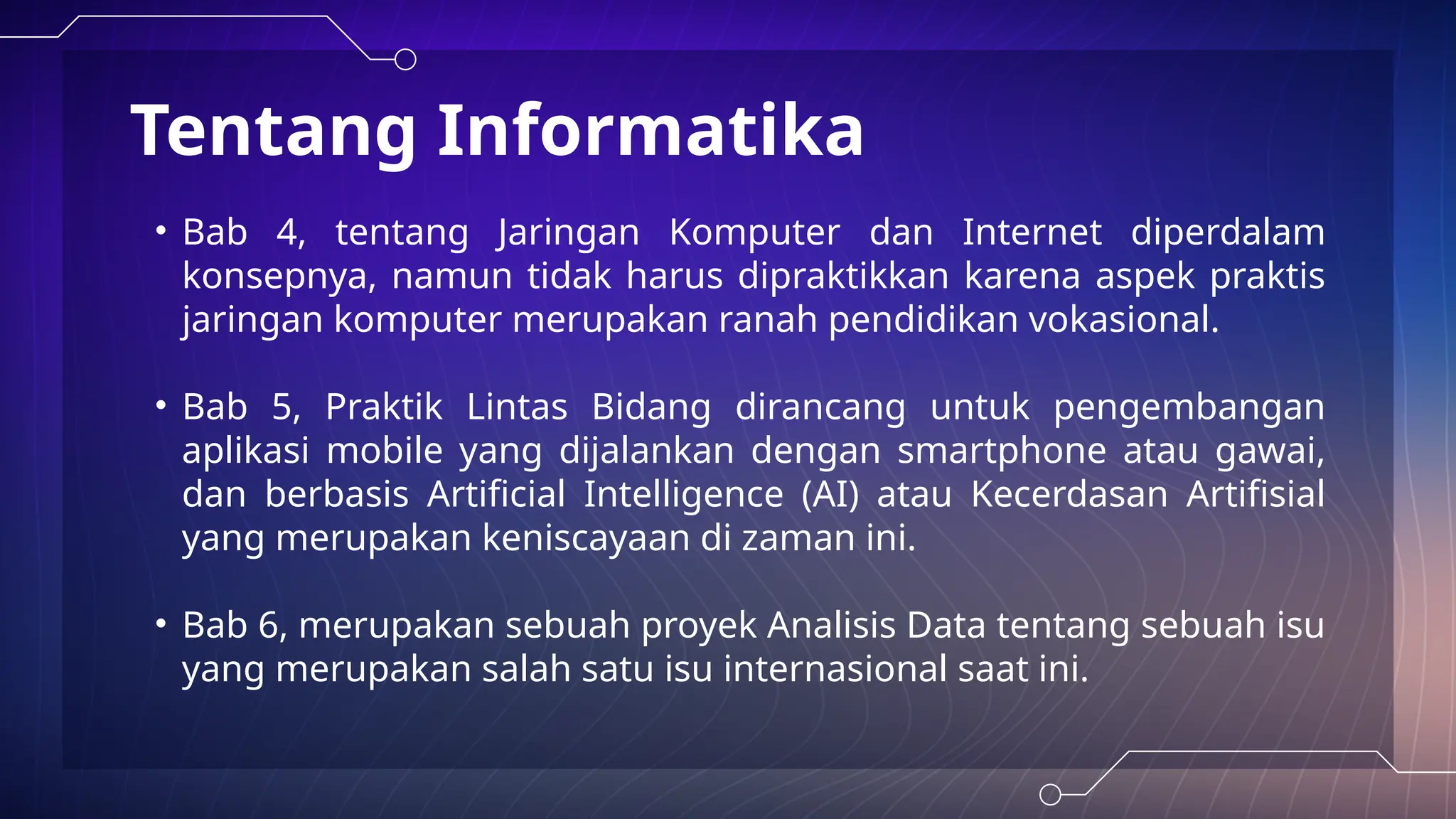 Pertemuan 1 - Pengenalan Informatika Kelas XI | PPTX