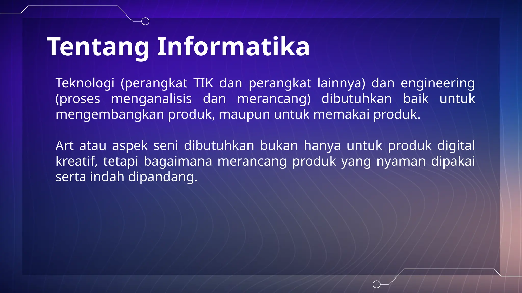 Pertemuan 1 - Pengenalan Informatika Kelas XI | PPTX