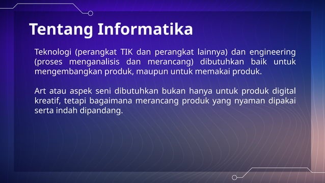 Pertemuan 1 - Pengenalan Informatika Kelas XI | PPTX