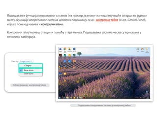 Informatika 6 3 cas podesavanje radnog okruzenja | PPTX