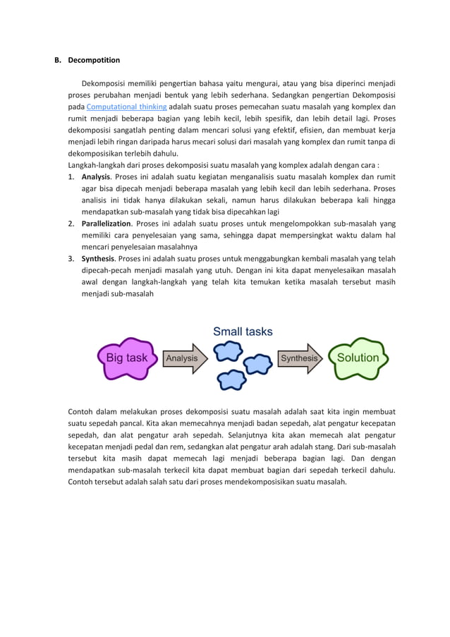 Informatika bab 3 computational thinking | PDF