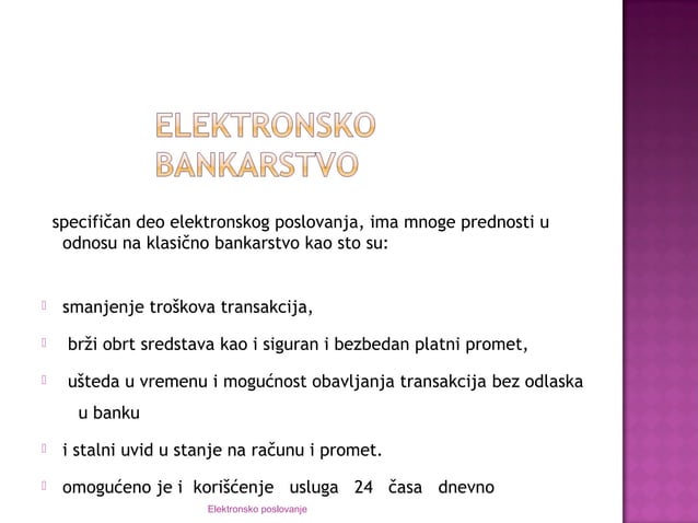 Informatika elektronsko poslovanje | PPT