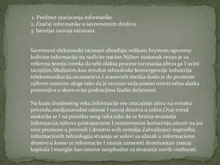 Informatika i računarstvo112 | PPT