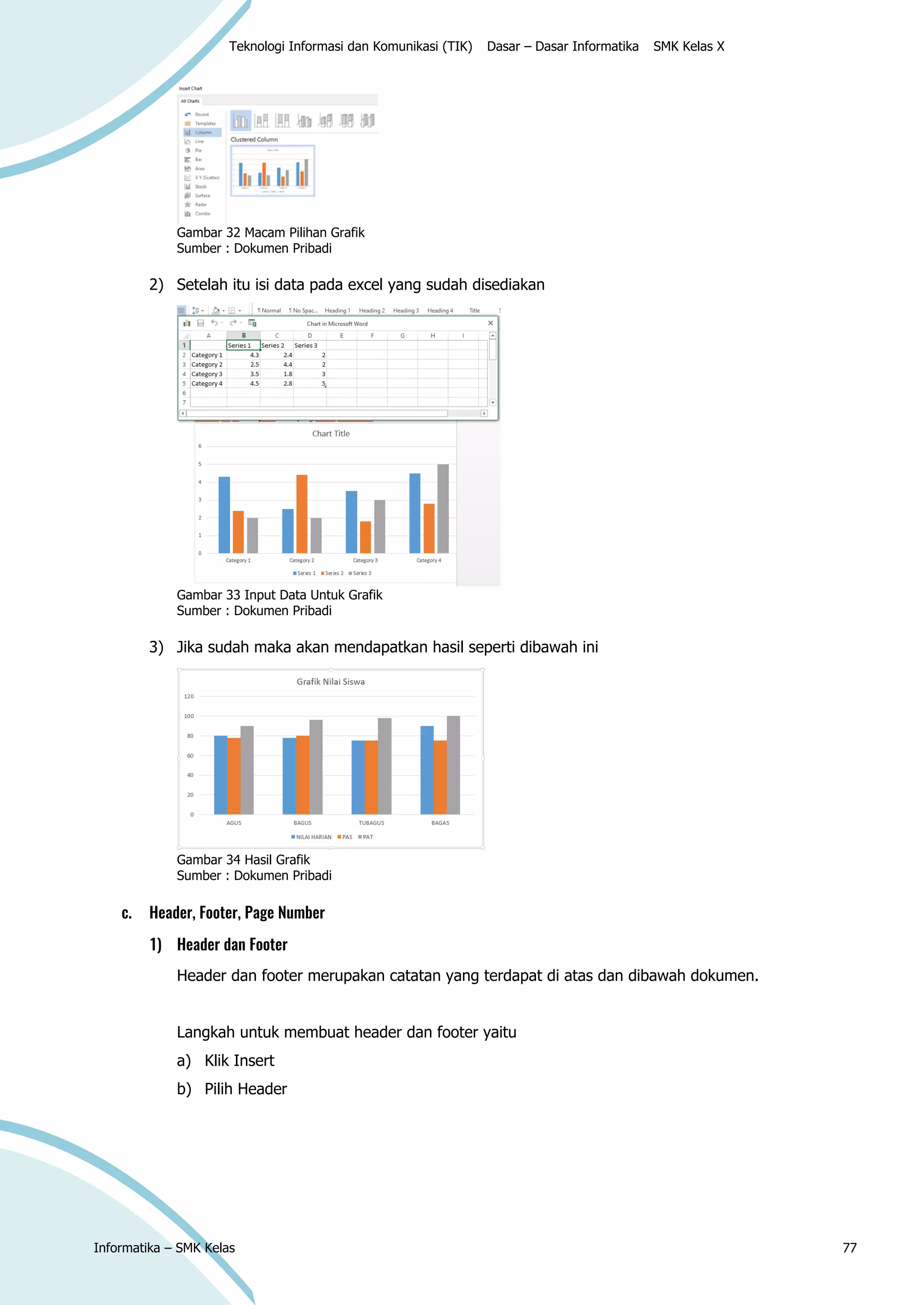 Buku Informatika SMK Kelas X | Kurikulum Merdeka | PDF