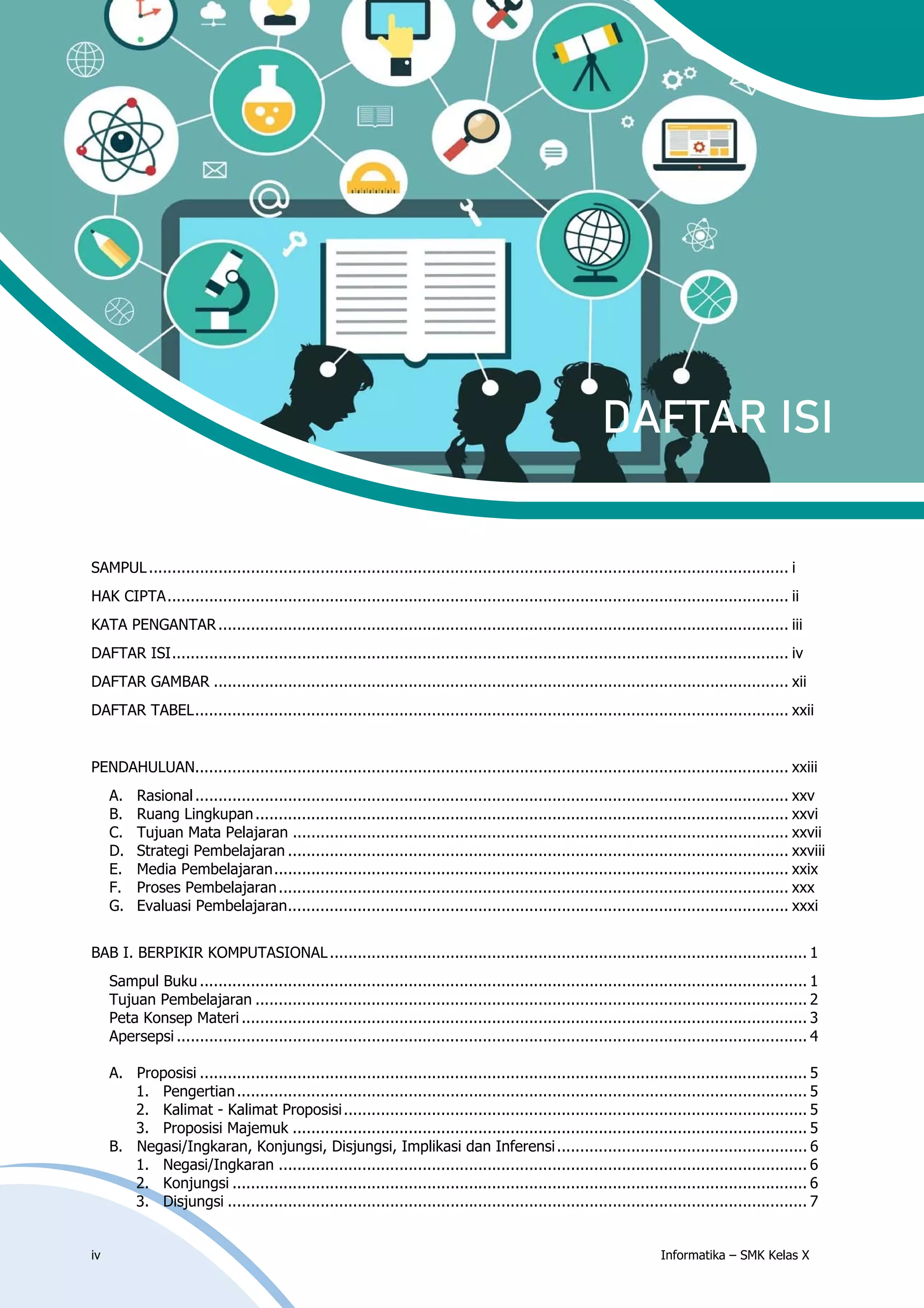 Buku Informatika SMK Kelas X | Kurikulum Merdeka | PDF