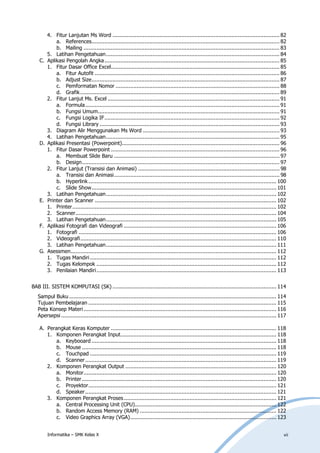 Buku Informatika SMK Kelas X | Kurikulum Merdeka | PDF