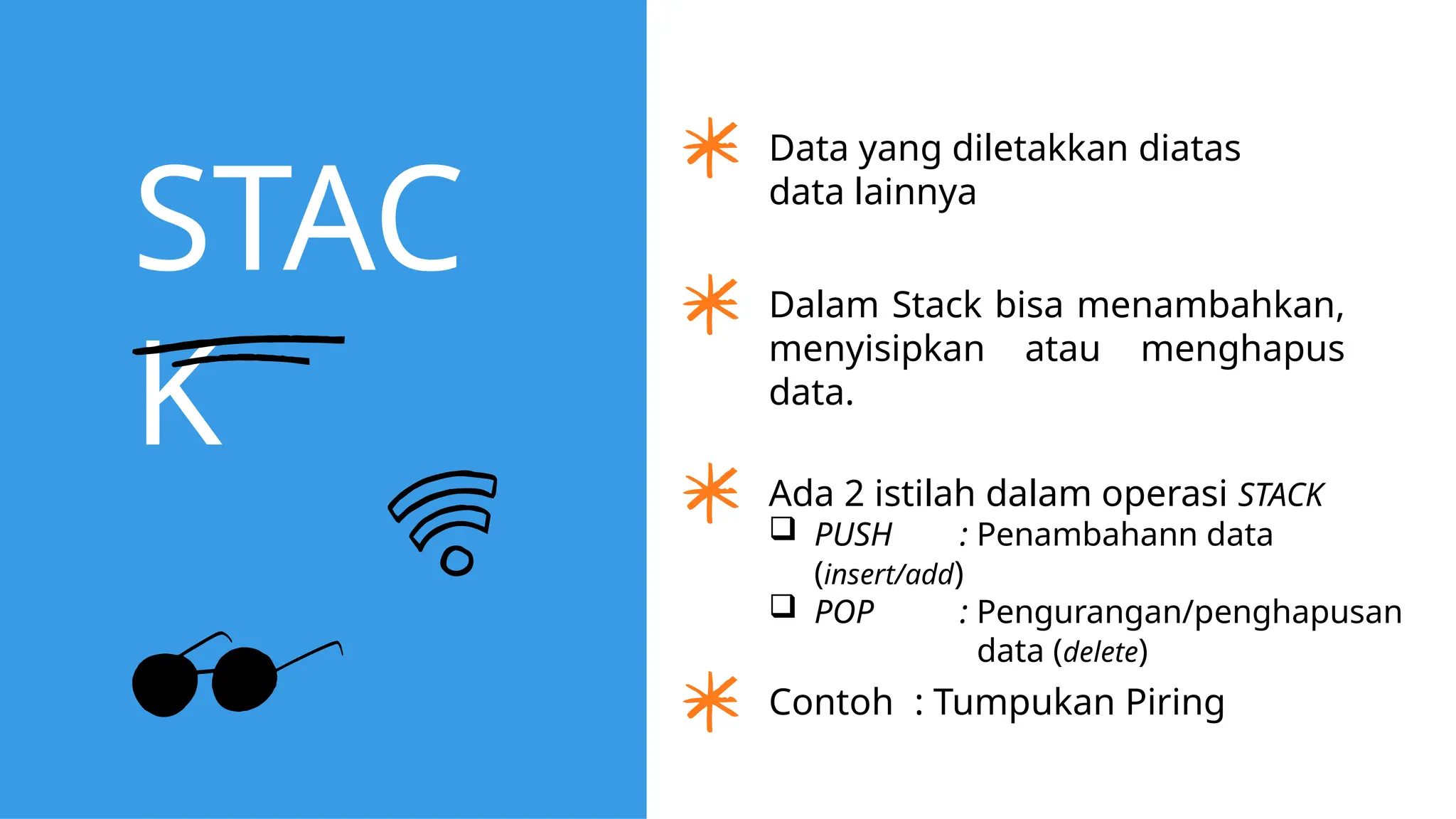 INFORMATIKA X - STACK QUEUE tumpukan .pptx