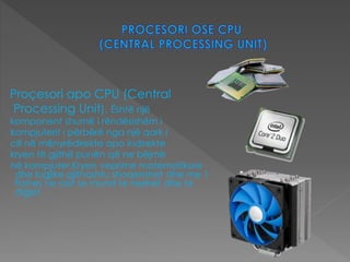 Kompjuteri, ndertimi dhe funksionet (hardware) | PPTX