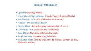 Introduction to Information | PPTX