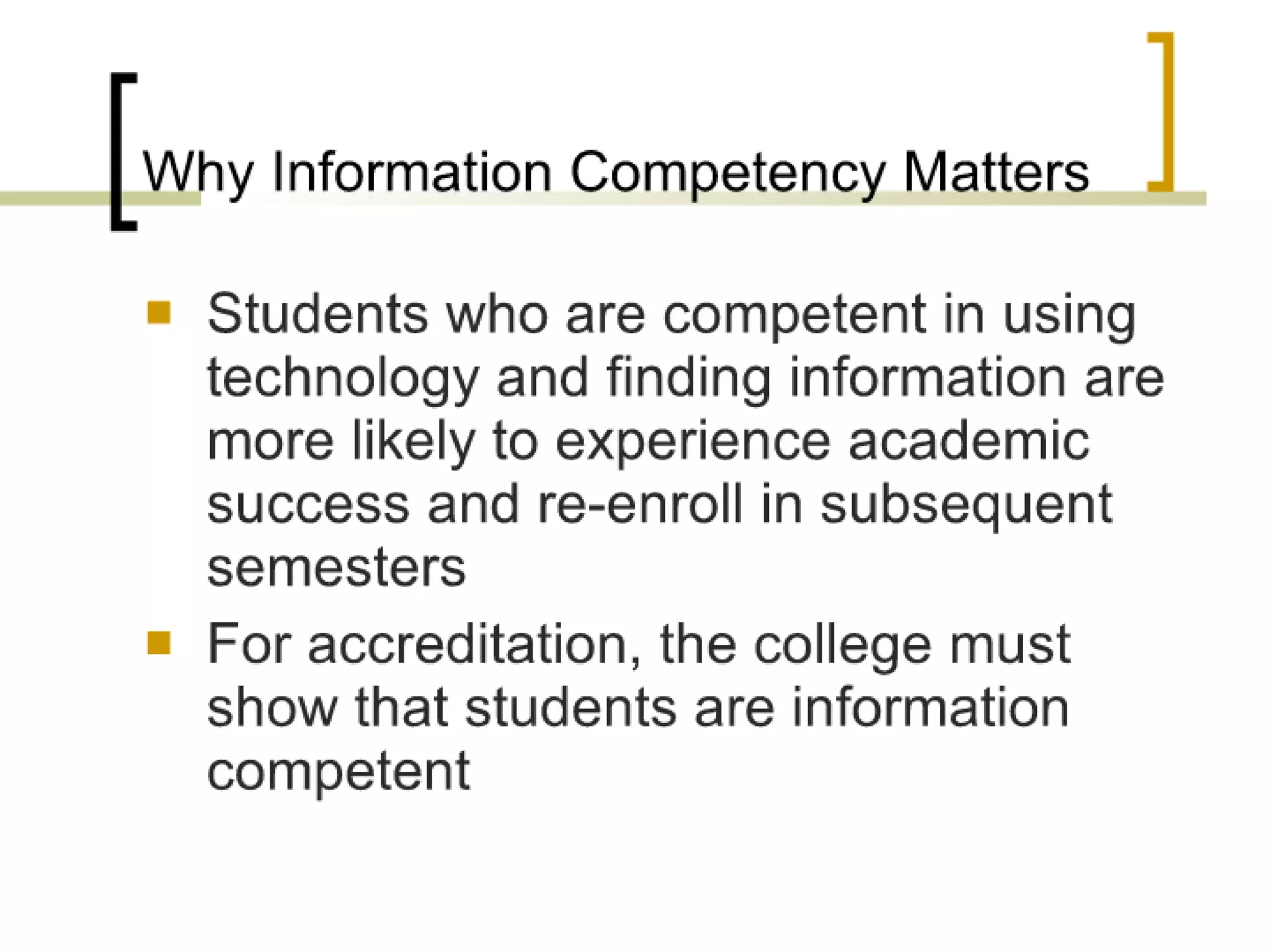 Information Competency | PDF