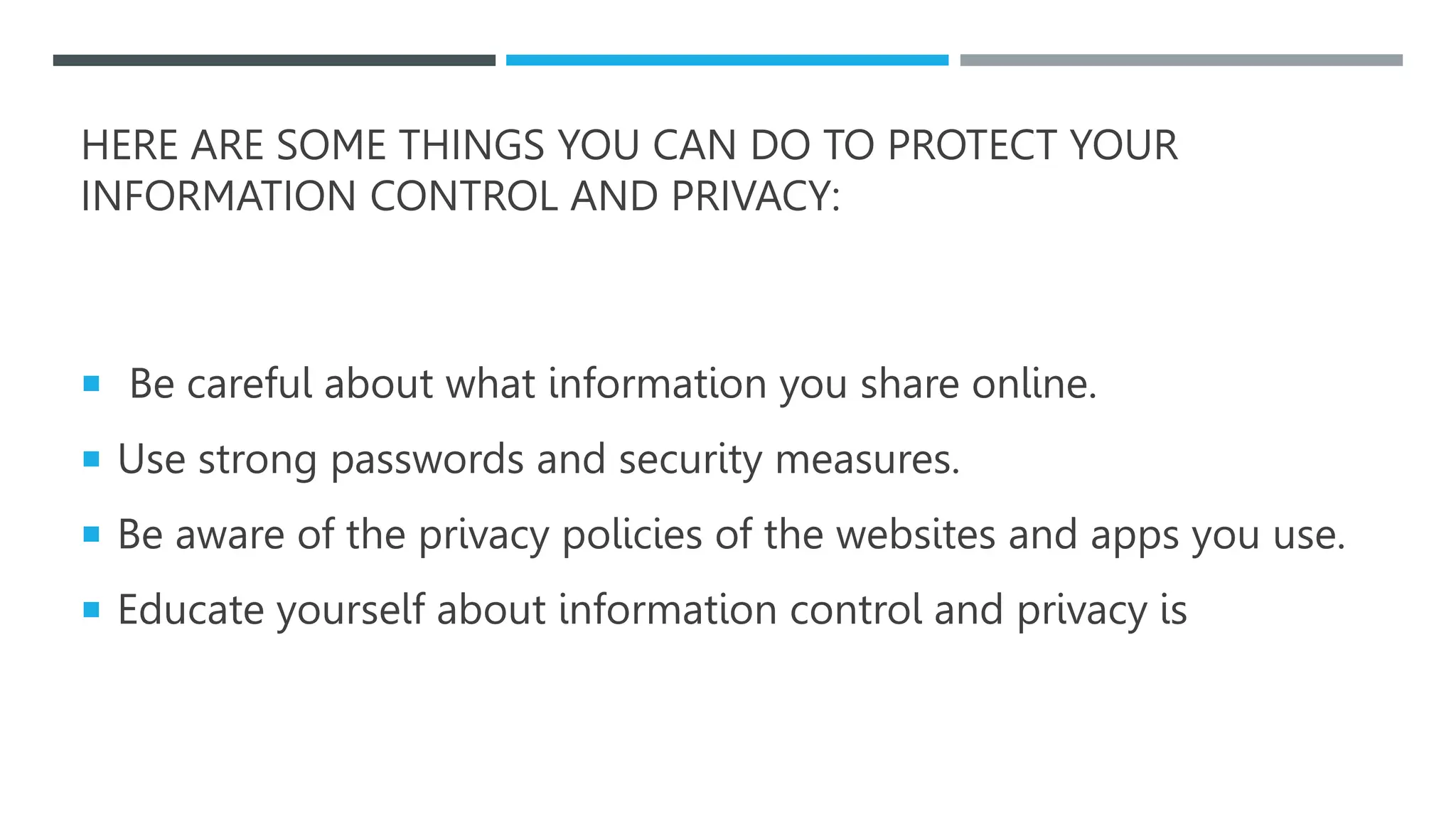 Information-Control-and-Privacy.Powerpoint | PPTX