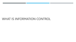 Information-Control-and-Privacy.Powerpoint | PPTX
