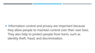 Information-Control-and-Privacy.Powerpoint | PPTX