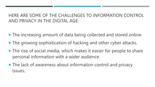 Information-Control-and-Privacy.Powerpoint | PPTX