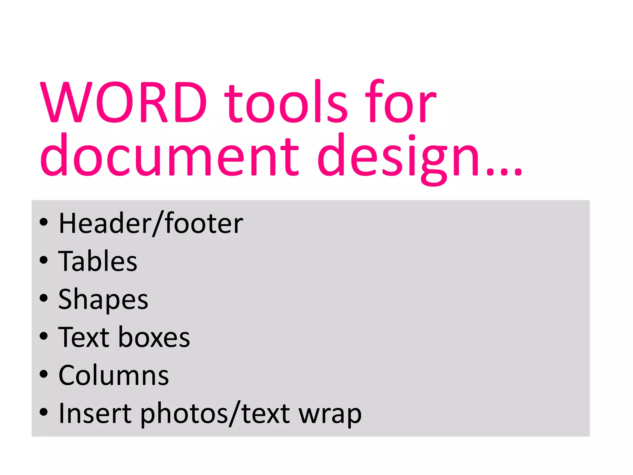 Information Design | PPTX