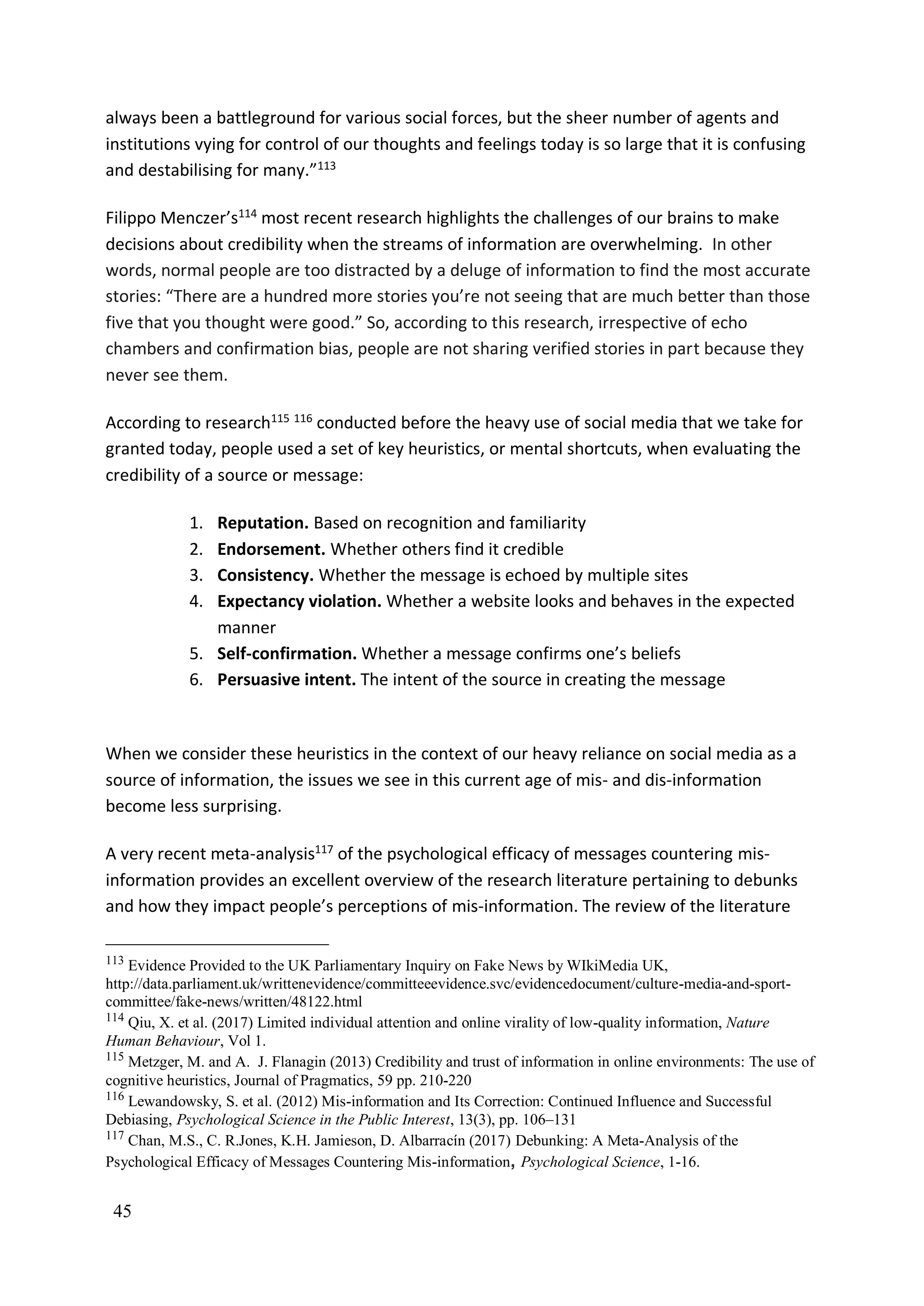 Information disorder: Toward an interdisciplinary framework for ...