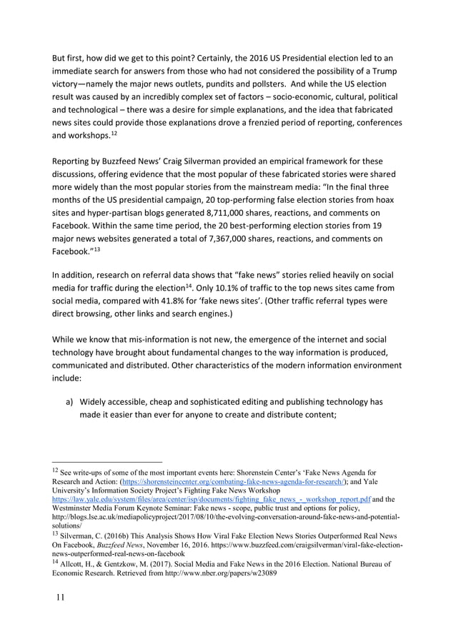 Information disorder: Toward an interdisciplinary framework for ...