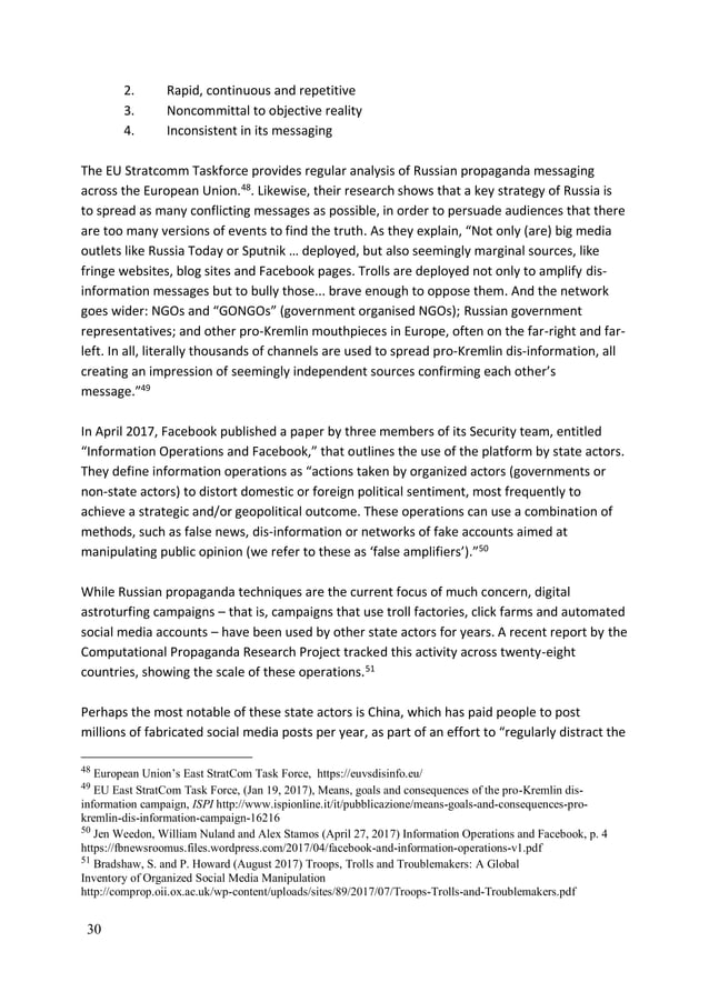 Information disorder: Toward an interdisciplinary framework for ...