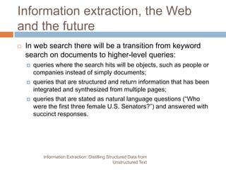 Information Extraction | PPT