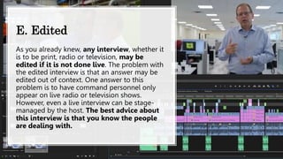 Information- Gathering and Conducting an Interview | PPTX