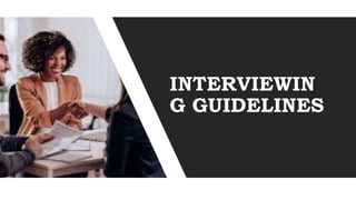Information- Gathering and Conducting an Interview | PPTX
