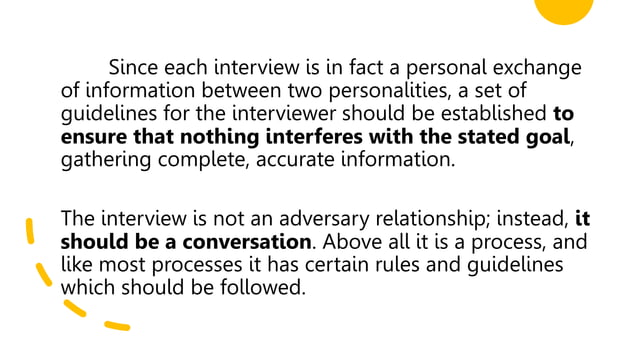 Information- Gathering and Conducting an Interview | PPTX | Resume ...