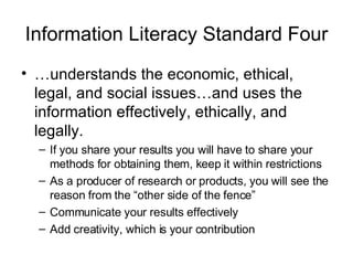 Information Literacy for Engineering Students | PPT