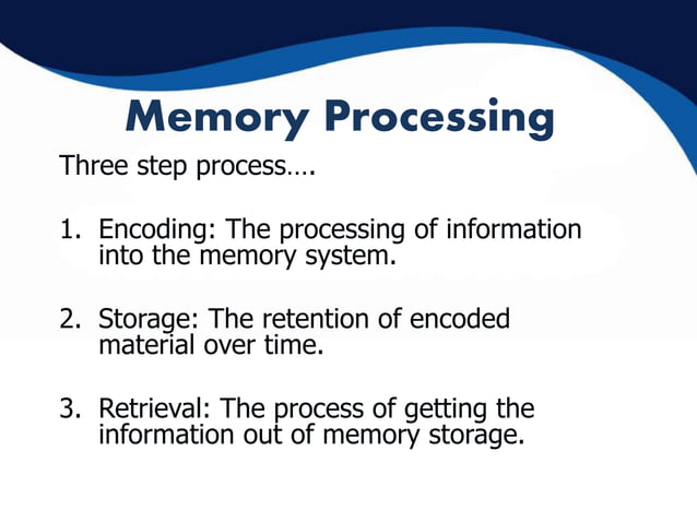 Information processing theories | PPTX | Data Storage and Warehousing ...