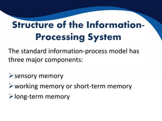 Information processing theories | PPTX