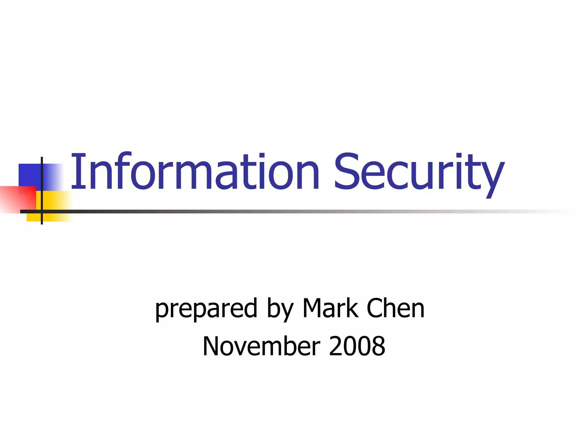 Information Security | PPT