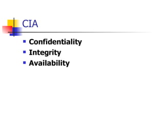 Information Security | PPT