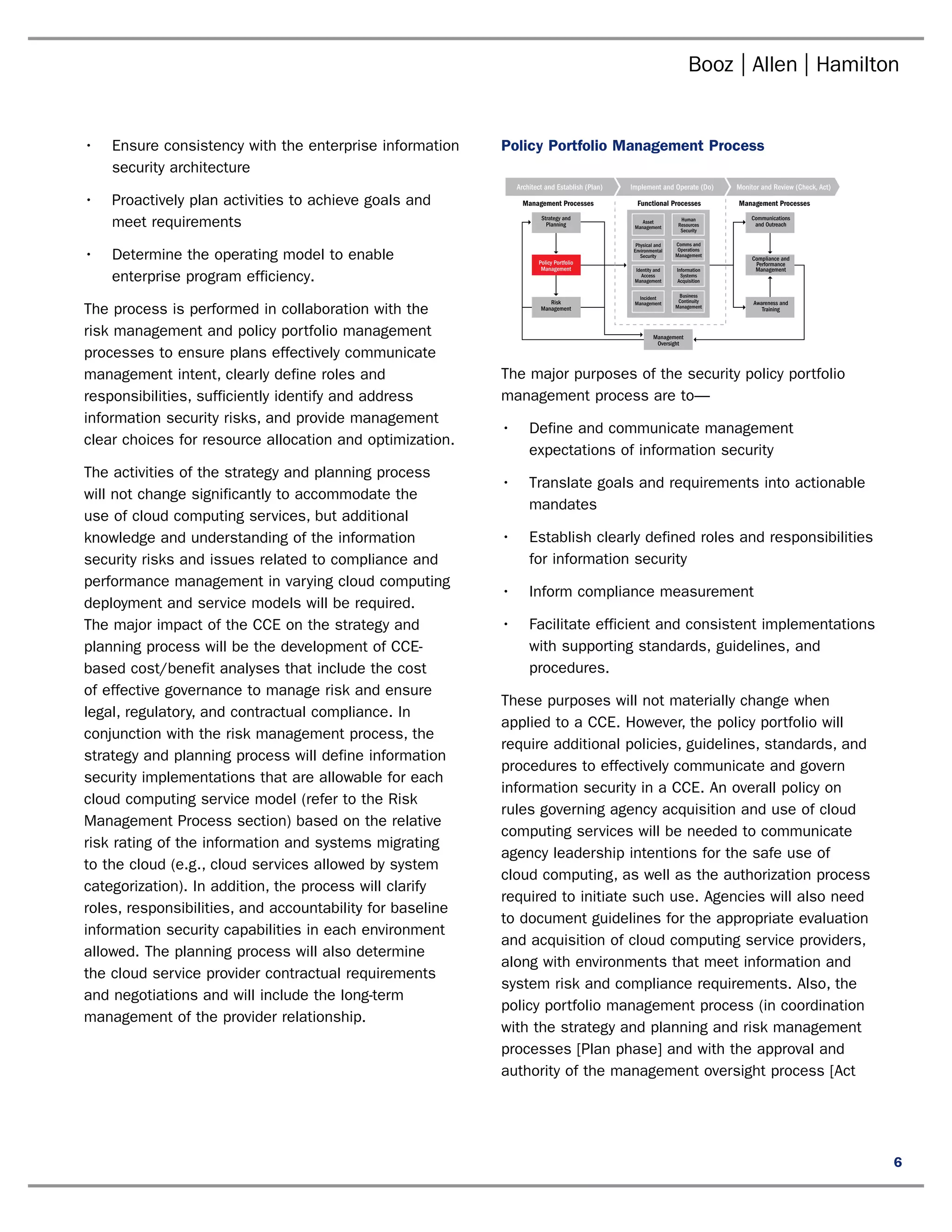 Information Security Governance: Government Considerations for the Cloud Computing Environment | PDF