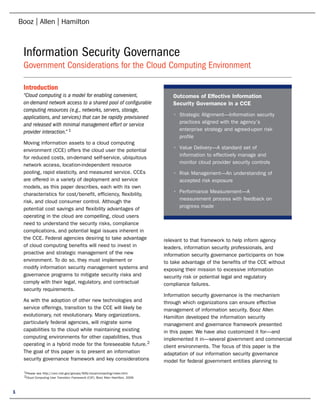 Information Security Governance: Government Considerations for the ...