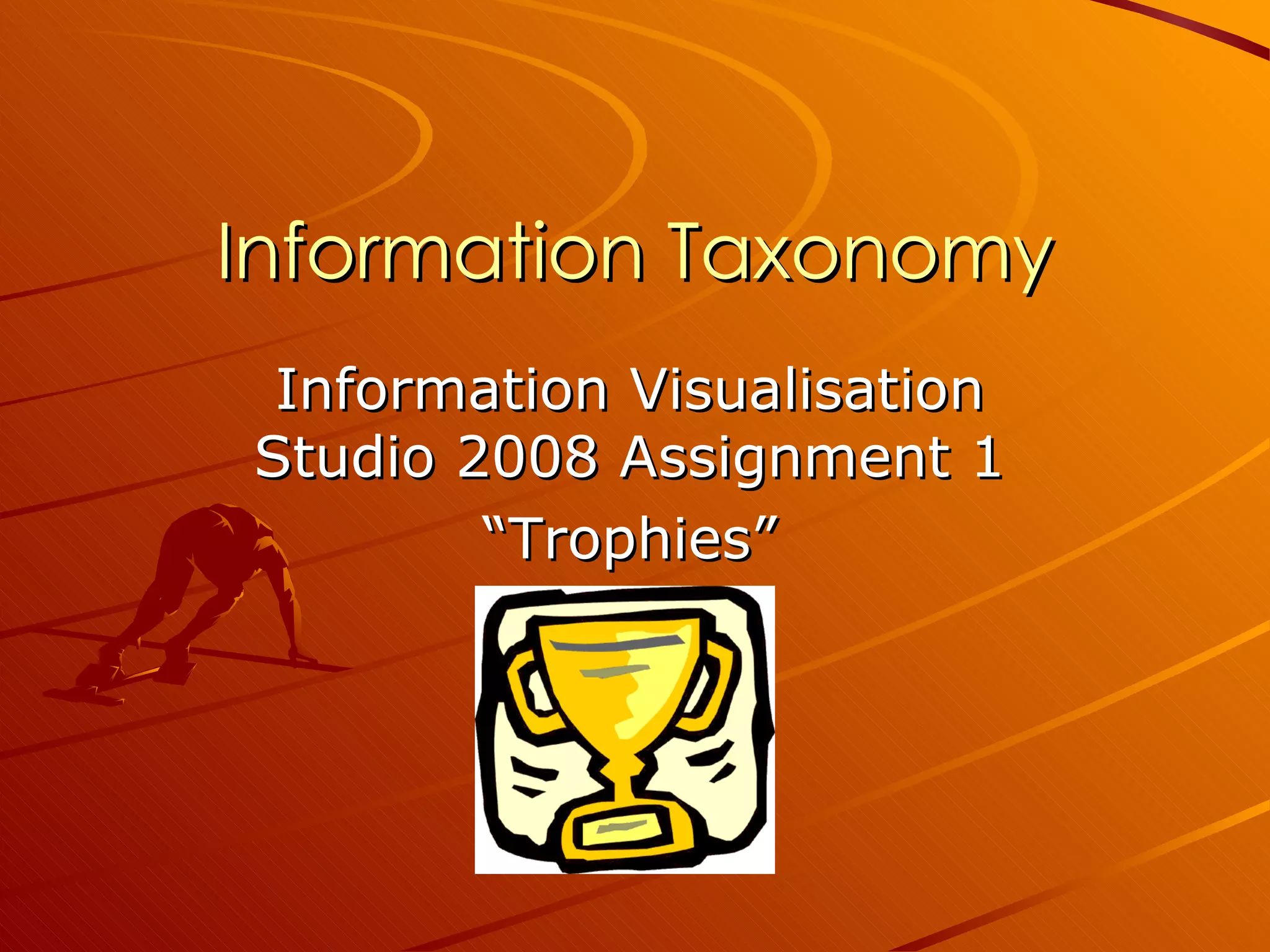 Information Taxonomy - Trophy | PPT