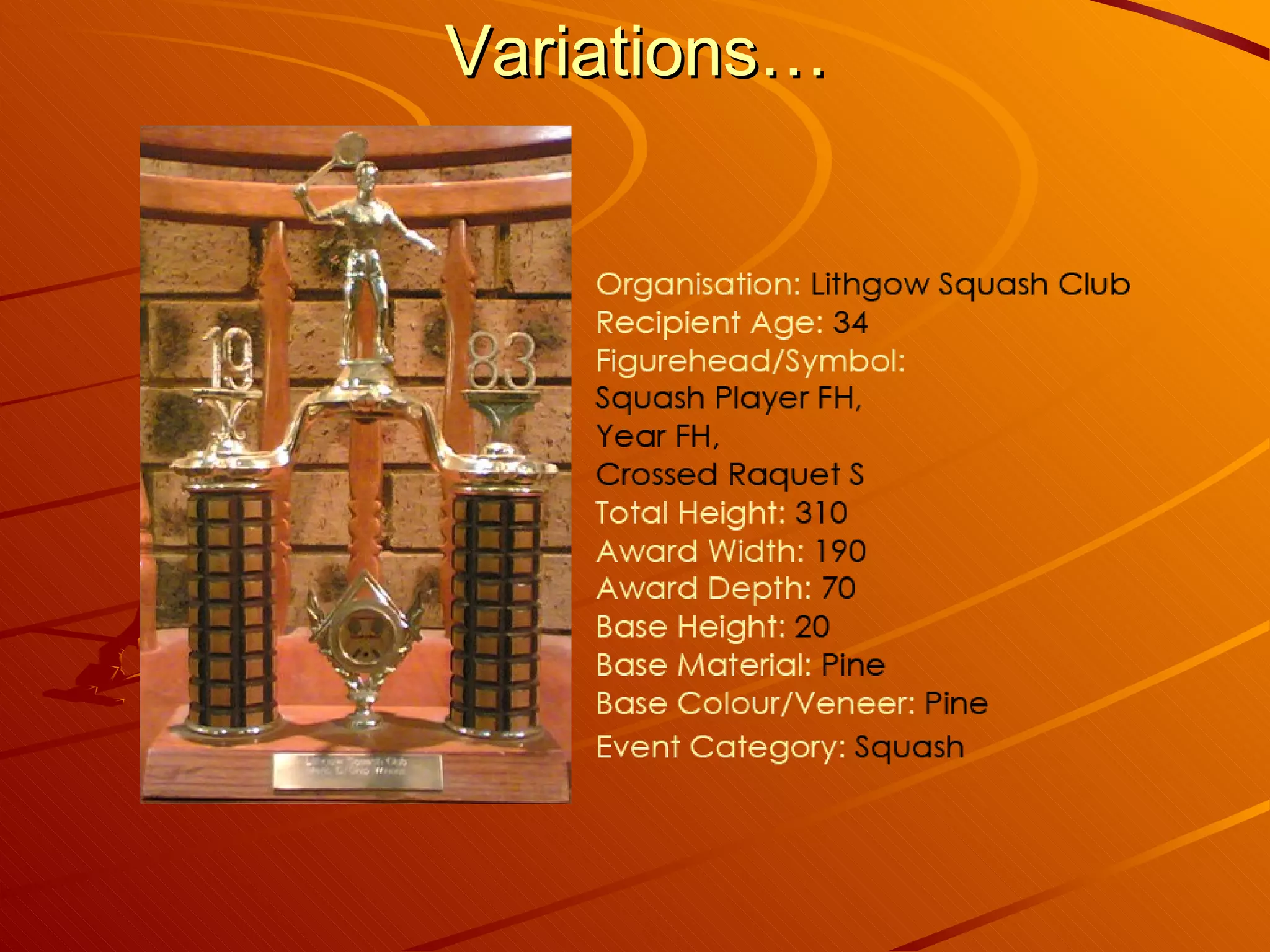 Information Taxonomy - Trophy | PPT