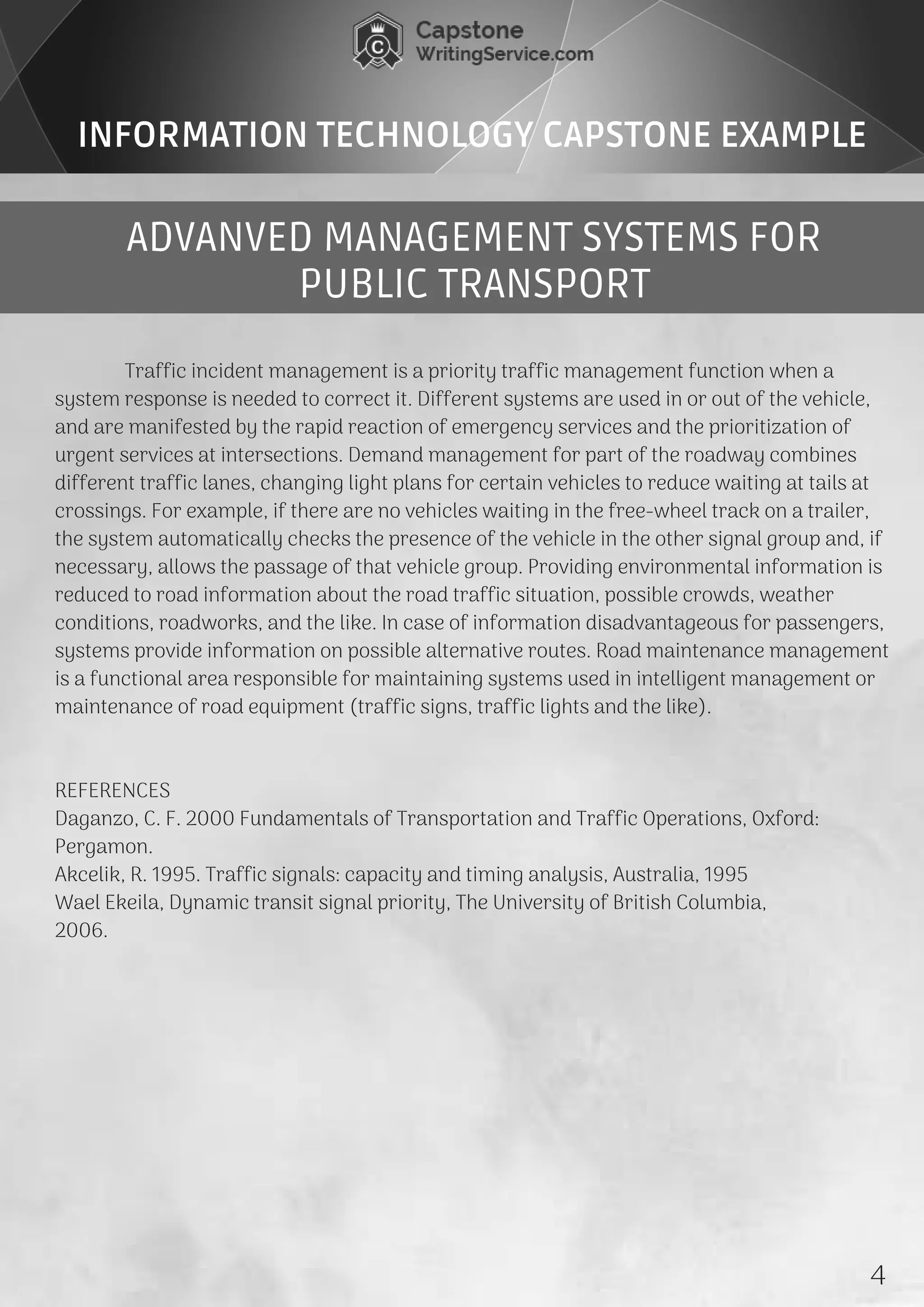 Information Technology Capstone Project Examples | PDF