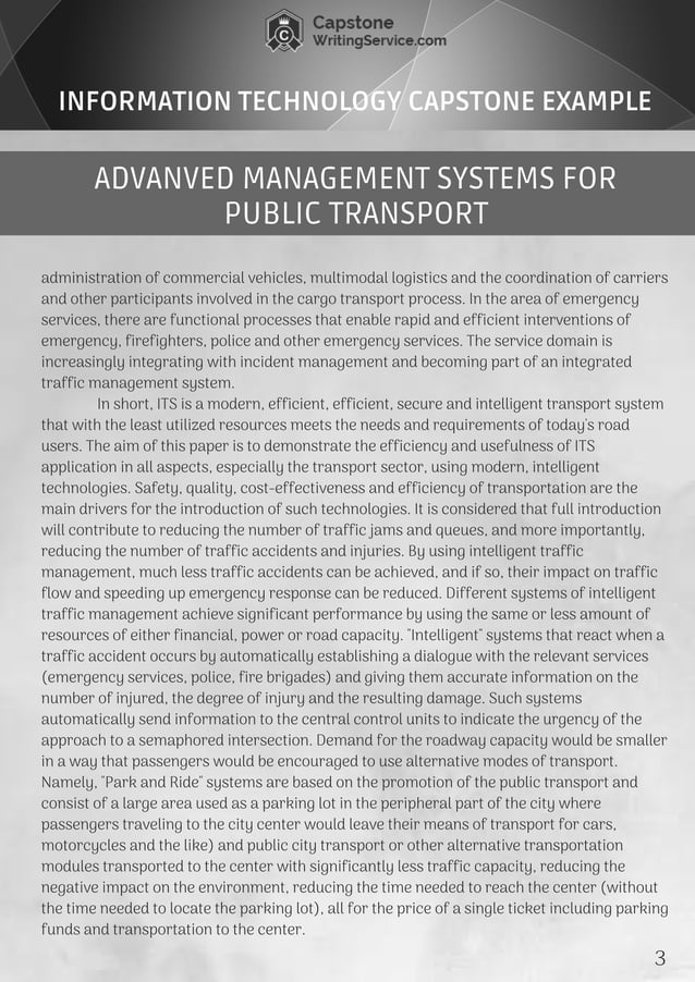 Information Technology Capstone Project Examples | PDF