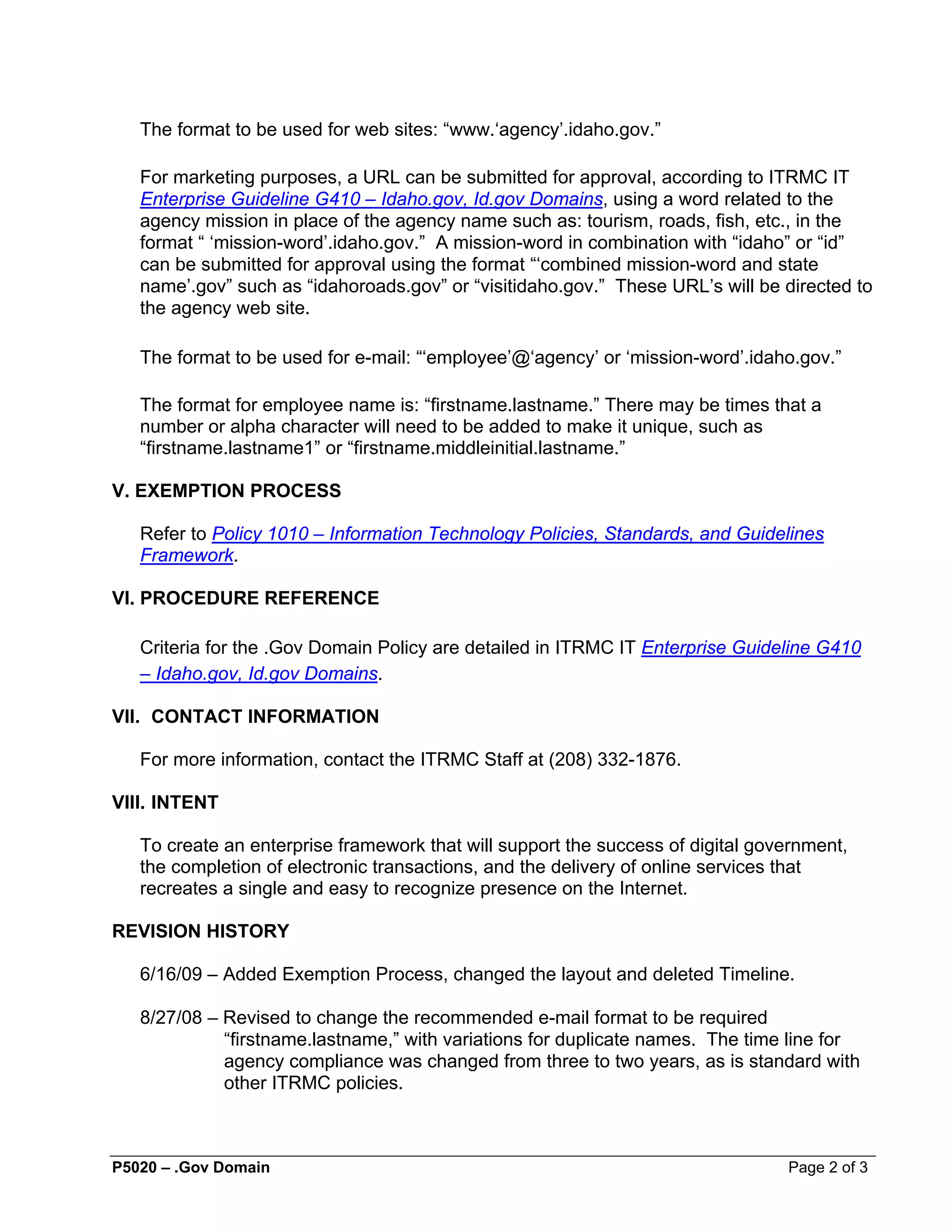Information Technology Resource Management Council (ITRMC) | PDF