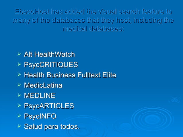 Information Visualization Using Visual Search Methods | PPT